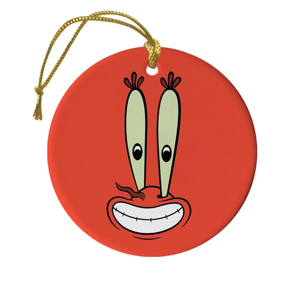 SpongeBob Mr. Krabs Round Christmas Ornament – Paramount Shop