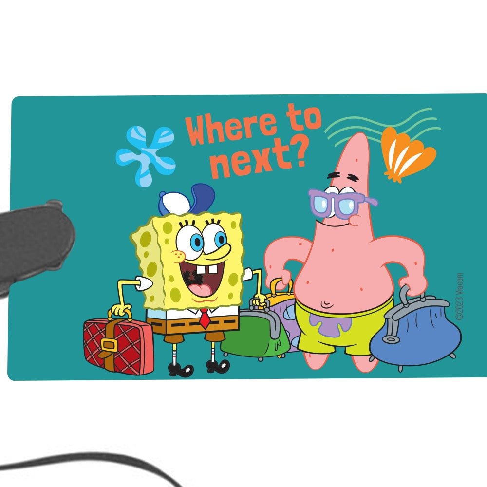SpongeBob SqaurePants Where To Next Luggage Tag – Paramount Shop