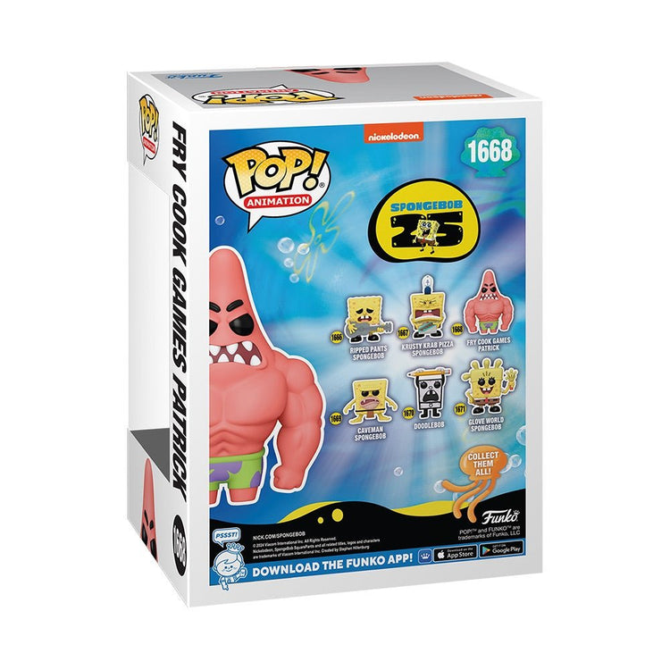 SpongeBob SquarePants 25th Anniversary Patrick with Muscles Funko Pop ...