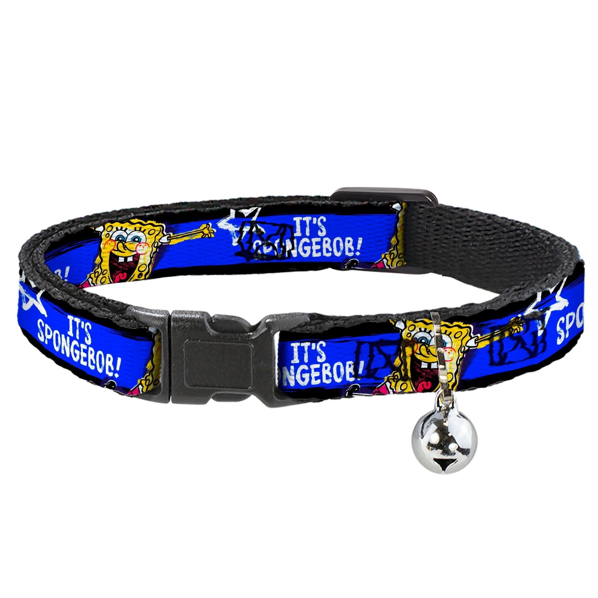 SpongeBob Cat Collar Breakaway - Safe & Stylish Official Merch | Param ...