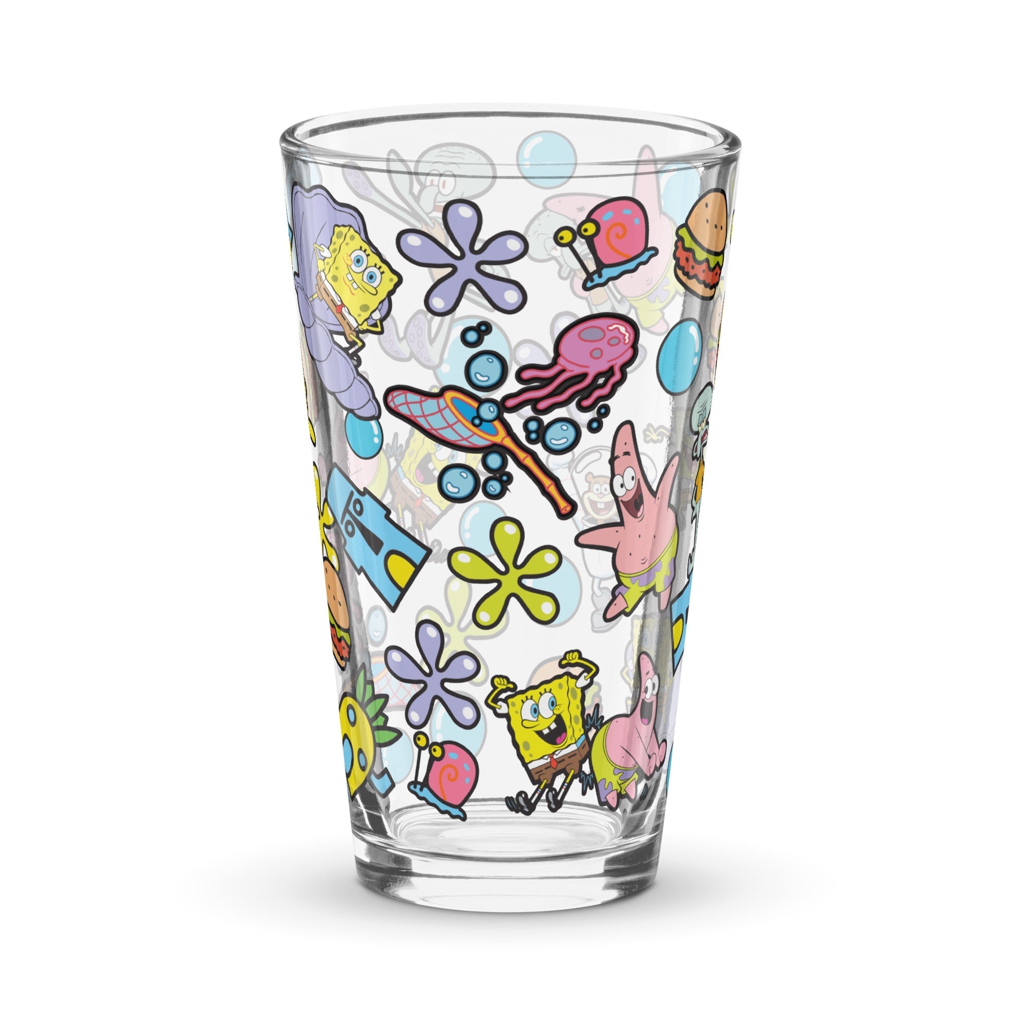 SpongeBob Squarepants Characters Pint Glass – Paramount Shop