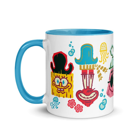 The SpongeBob Movie: Search For Squarepants Characters Two-Tone Mug ...