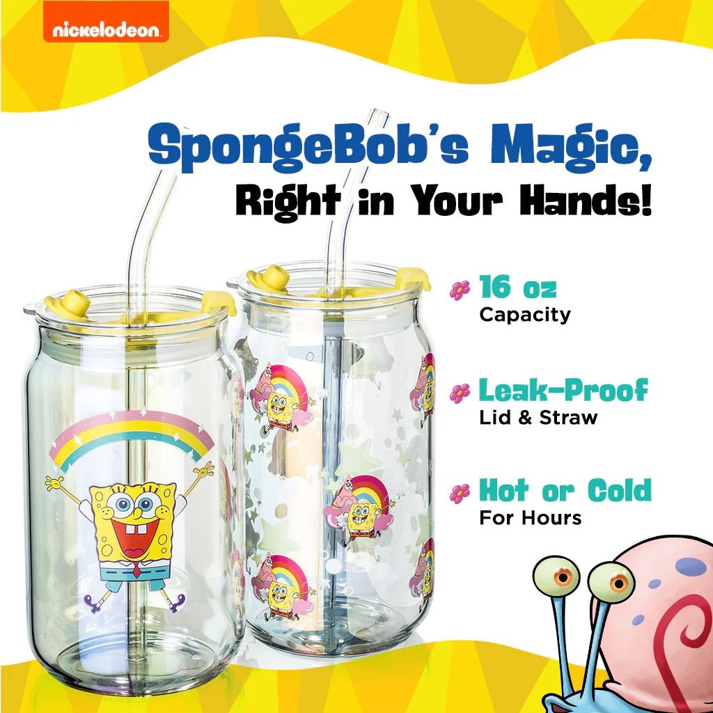 SpongeBob SquarePants Drinking Glasses - Imagination! – Paramount Shop