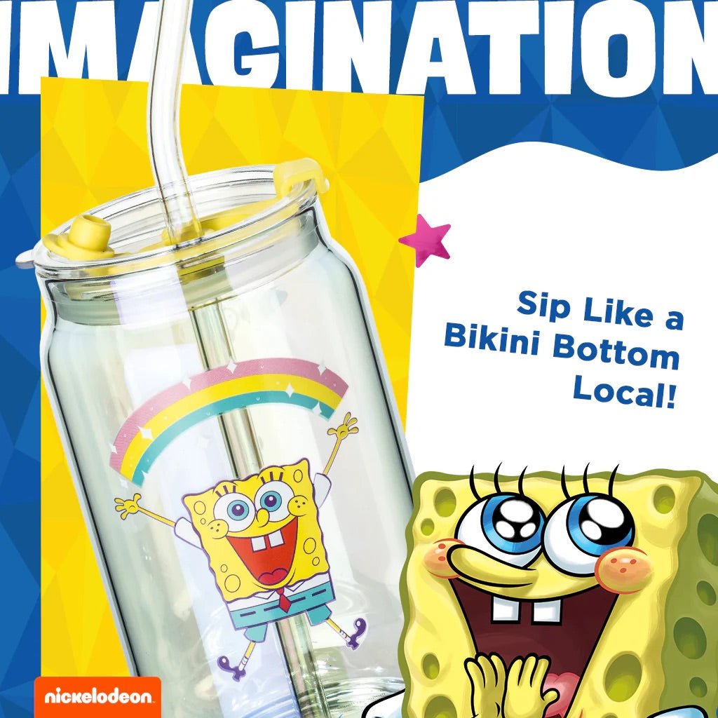 SpongeBob SquarePants Drinking Glasses - Imagination! – Paramount Shop