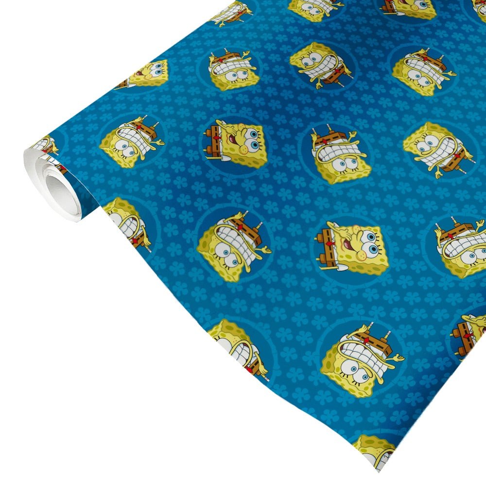 SpongeBob SquarePants Expressions Wrapping Paper – Paramount Shop