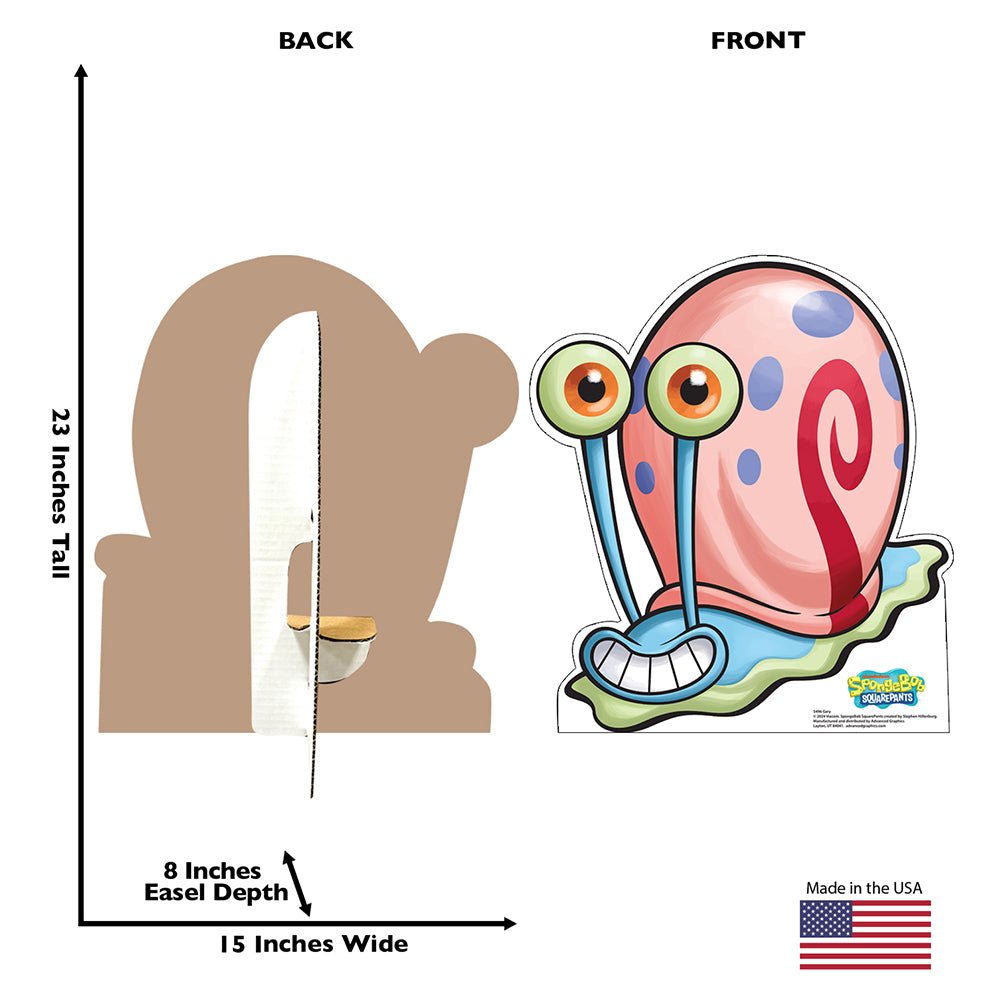 SpongeBob SquarePants Gary Life-Size Cardboard Cutout Standee ...