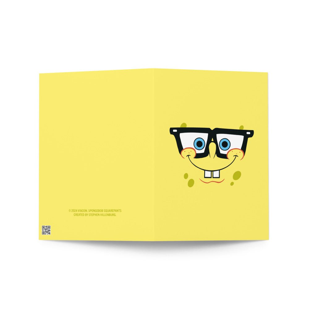 SpongeBob SquarePants Glasses Greeting Card – Paramount Shop