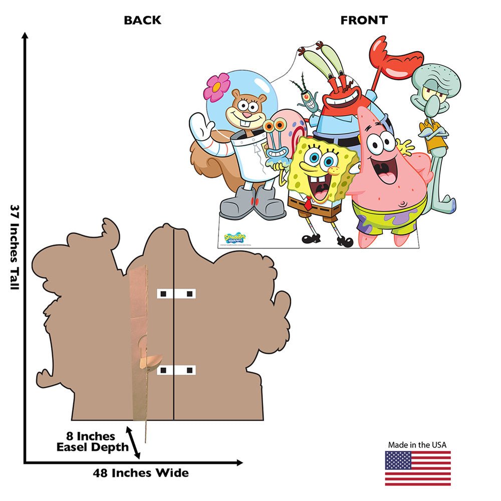SpongeBob SquarePants Group Life-Size Standee – Paramount Shop