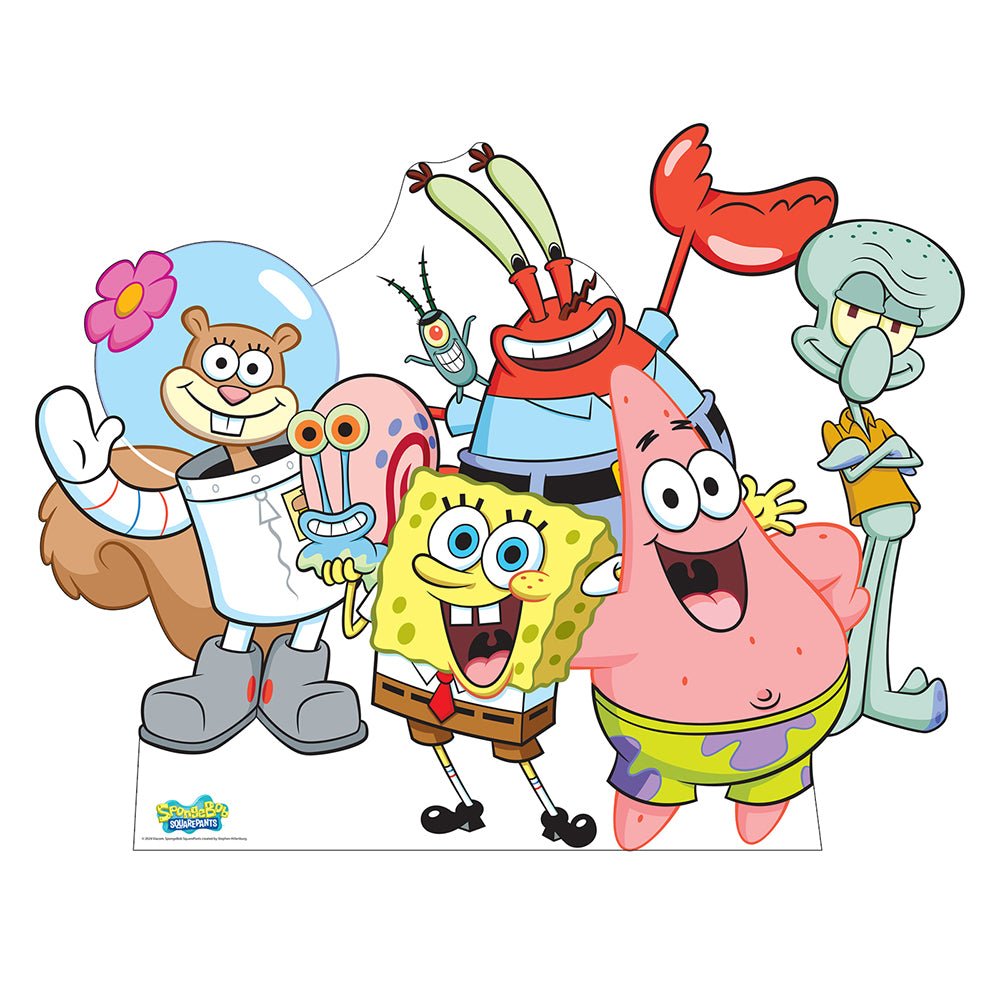 SpongeBob SquarePants Group Life-Size Standee – Paramount Shop