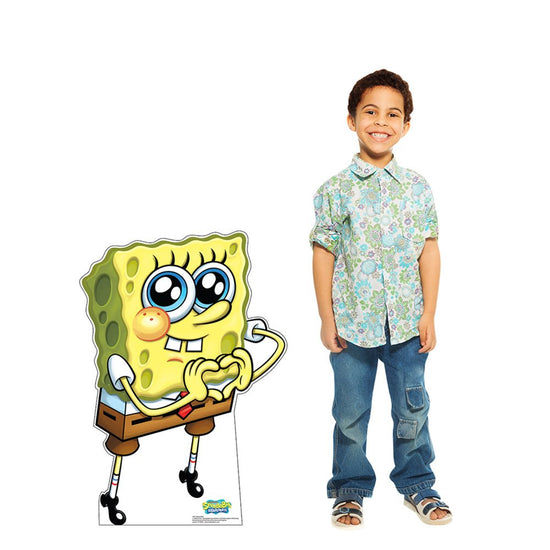 Spongebob Squarepants Heart Life-Size Cardboard Cutout Standee ...