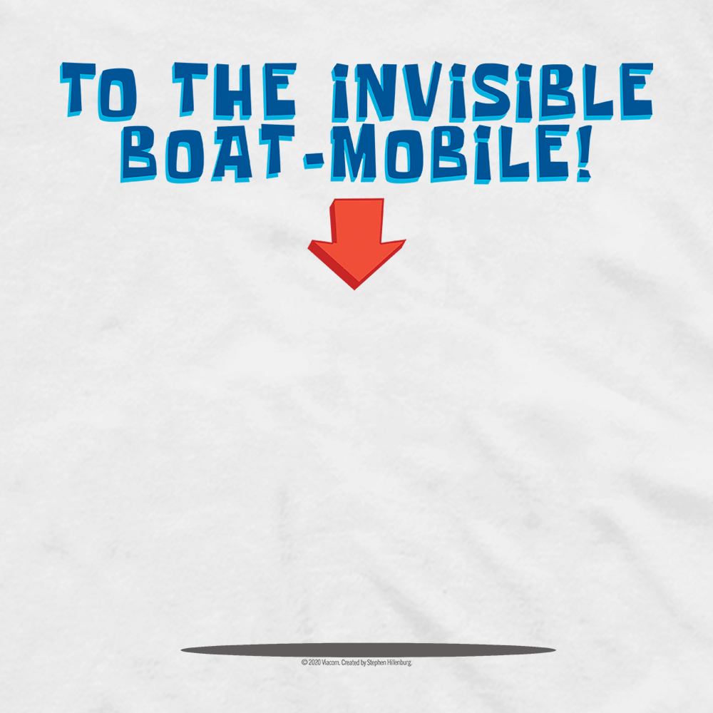 SpongeBob SquarePants Invisible Boat Mobile Hooded Sweatshirt ...
