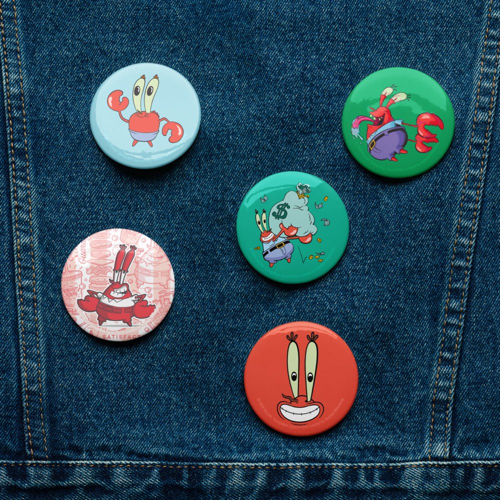 Spongebob Squarepants Mr. Krabs Pin Set – Paramount Shop