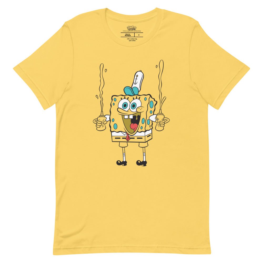 SpongeBob Squarepants Mustard Unisex T-Shirt – Paramount Shop