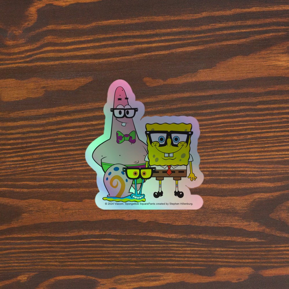 Spongebob Squarepants Nerdy Holographic Sticker – Paramount Shop