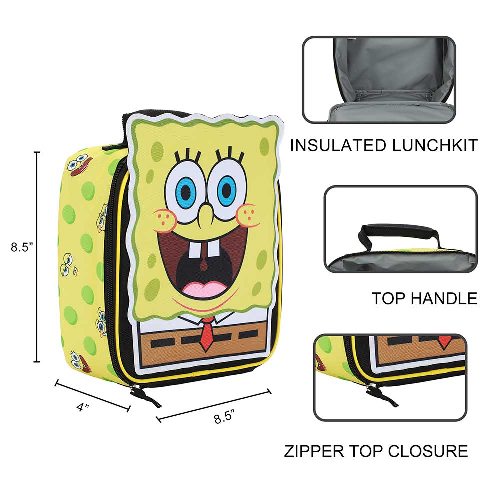 SpongeBob SquarePants Padded Insulated Lunch Tote – Paramount Shop
