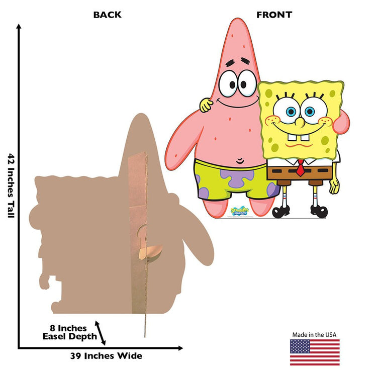 SpongeBob SquarePants Patrick and SpongeBob Life-Size Standee ...