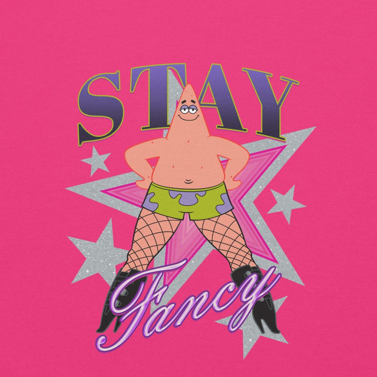 SpongeBob SquarePants Patrick Fishnets Stay Fancy Unisex Crewneck Swea ...