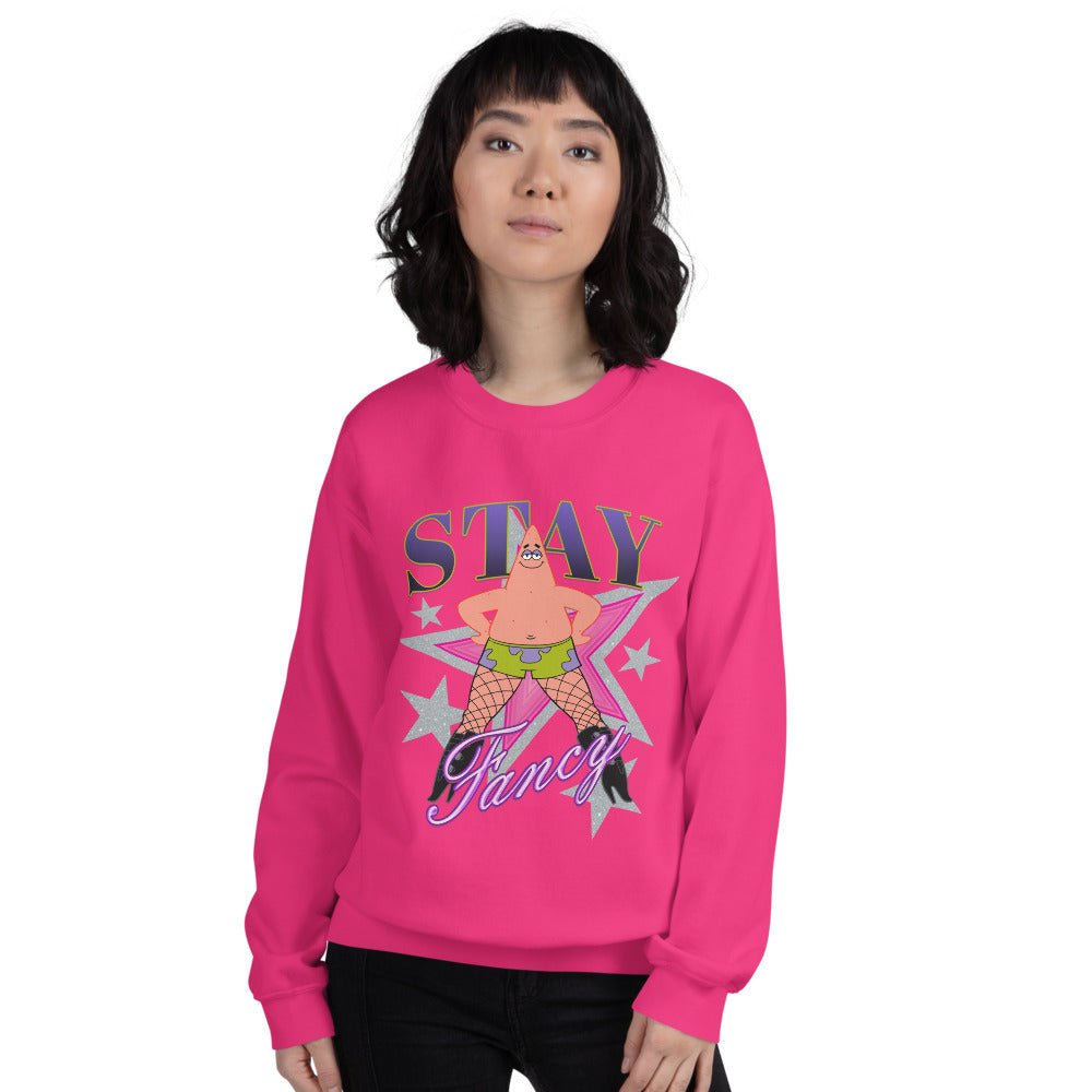 SpongeBob SquarePants Patrick Fishnets Stay Fancy Unisex Crewneck Swea ...