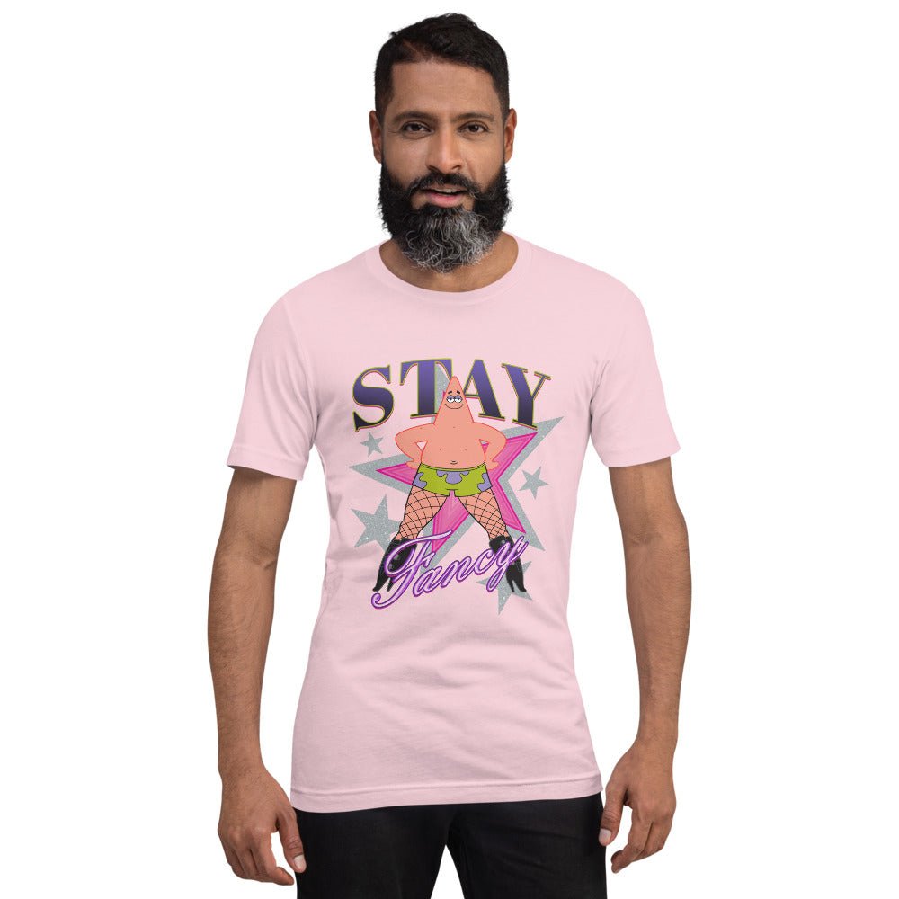 SpongeBob SquarePants Patrick Fishnets Stay Fancy Unisex T-Shirt ...