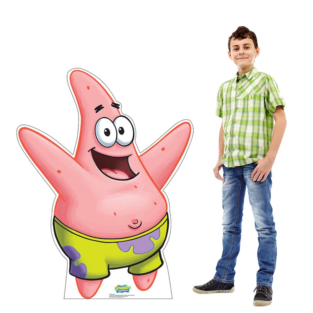 Spongebob Squarepants Patrick Life-Size Cardboard Cutout Standee ...