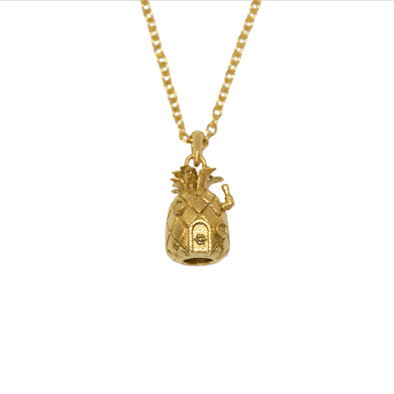 SpongeBob SquarePants Pineapple House Pendant Necklace – Paramount Shop