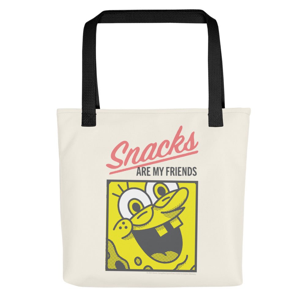 SpongeBob Schwammkopf Snacks sind meine Freunde Tragetasche – Paramount ...
