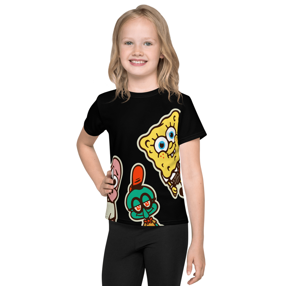 SpongeBob SquarePants Sponge on the Happy Campers Kids Short Sleeve T ...
