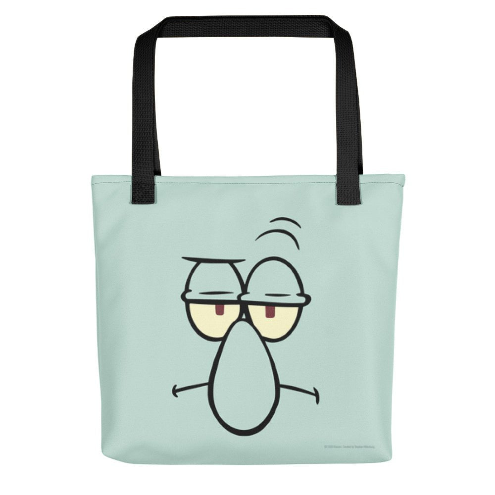 SpongeBob SquarePants Calamardo Cara Grande Premium Tote Bag ...