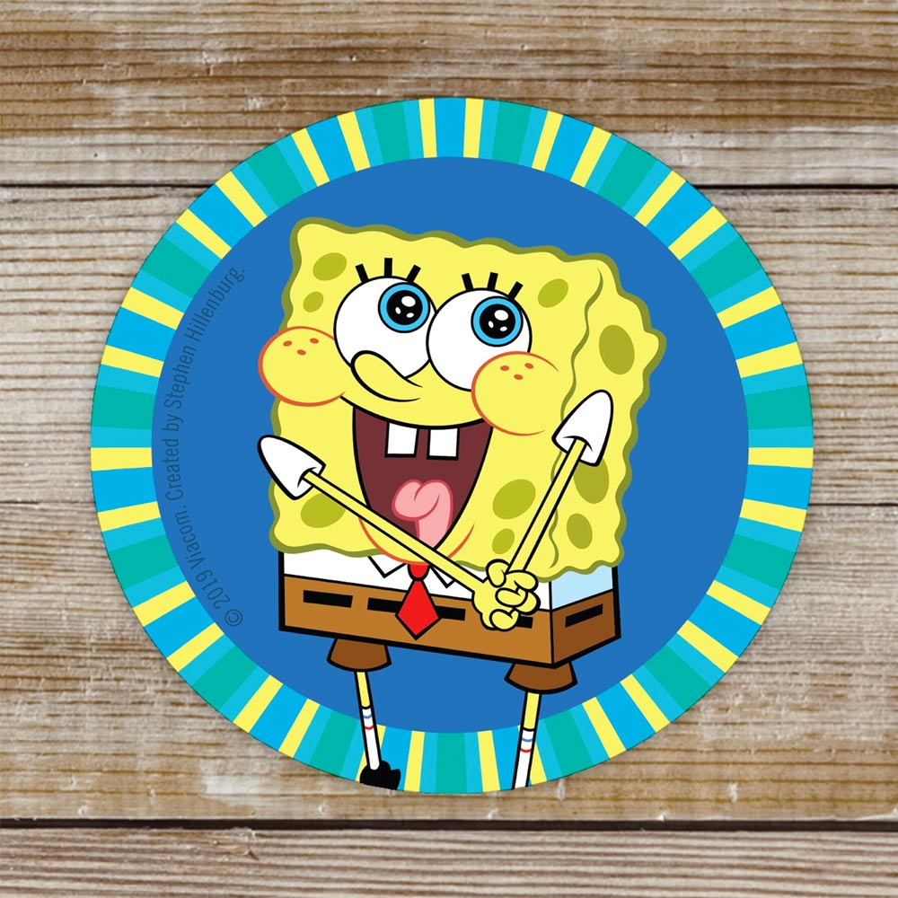 Spongebob Stickers SpongeBob Cartoon Set Of 4 Vinyl Sticker Decal