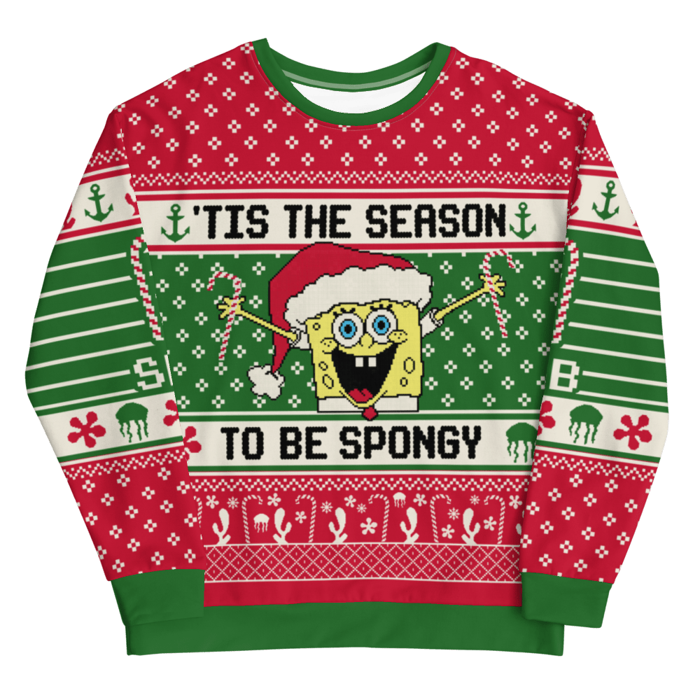 SpongeBob Schwammkopf H ssliche Weihnachten Unisex Sweatshirt Mit SpongeBob Schwammkopf H ssliche Weihnachten Unisex Sweatshirt Mit
