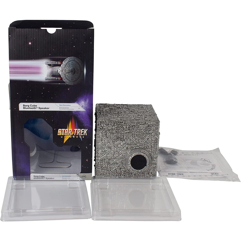 Star Trek BORG CUBE Bluetooth Speaker with Illumination and Sound ...