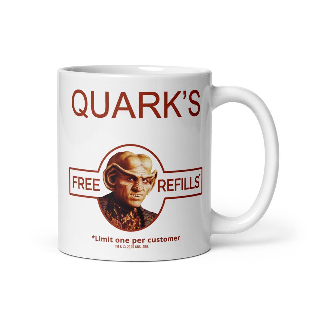 Star Trek: Deep Space Nine Quark's Inspired White Mug – Paramount Shop