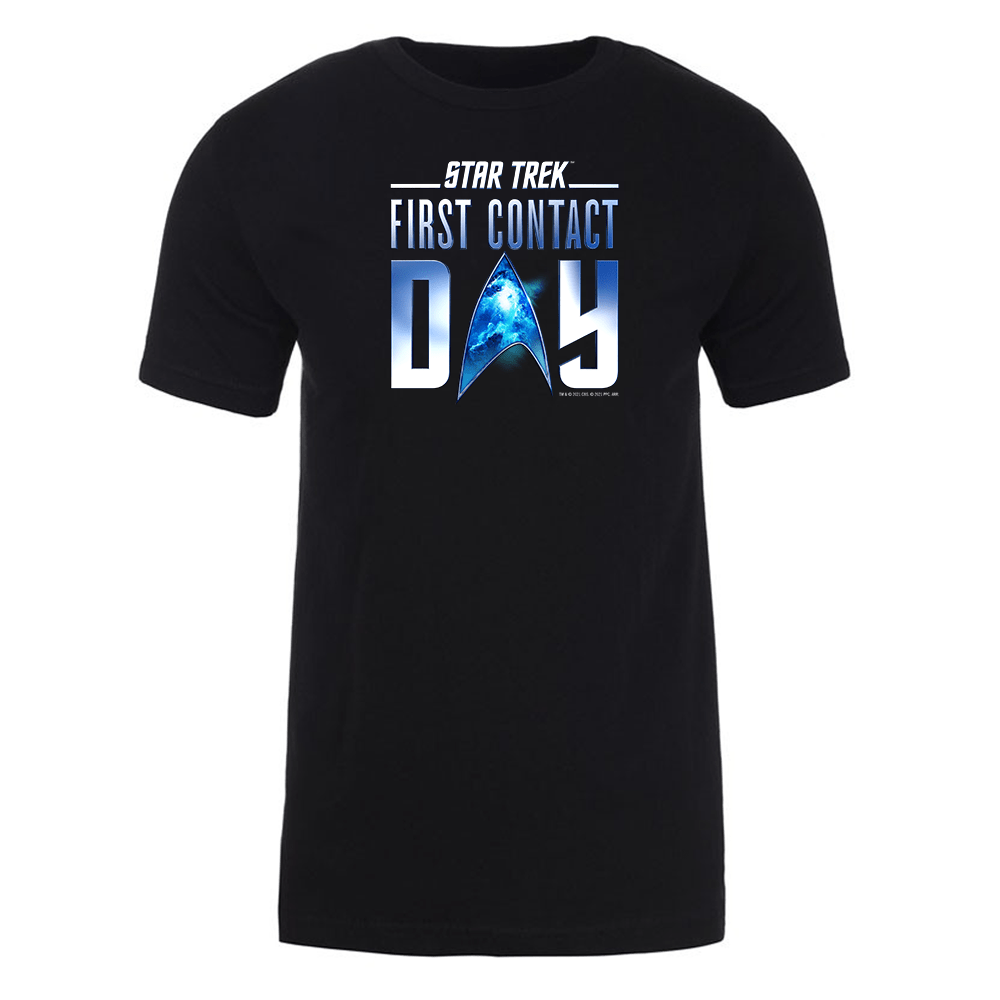 Star Trek: First Contact Nebulosa del Día Logo Adultos Camiseta de ...