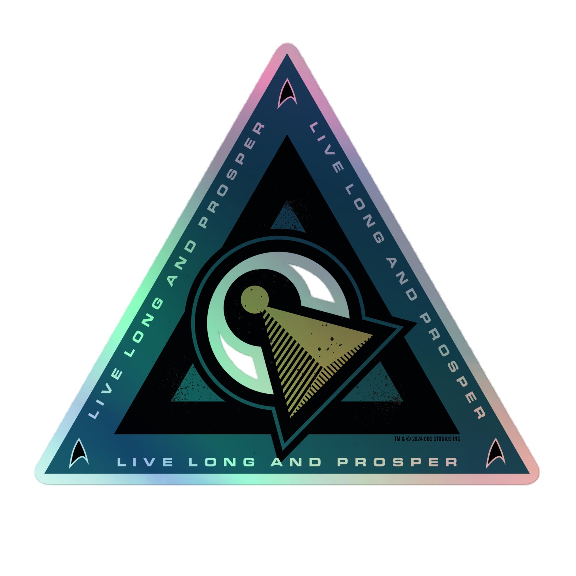 Star Trek Live Long And Prosper Holographic Sticker – Paramount Shop