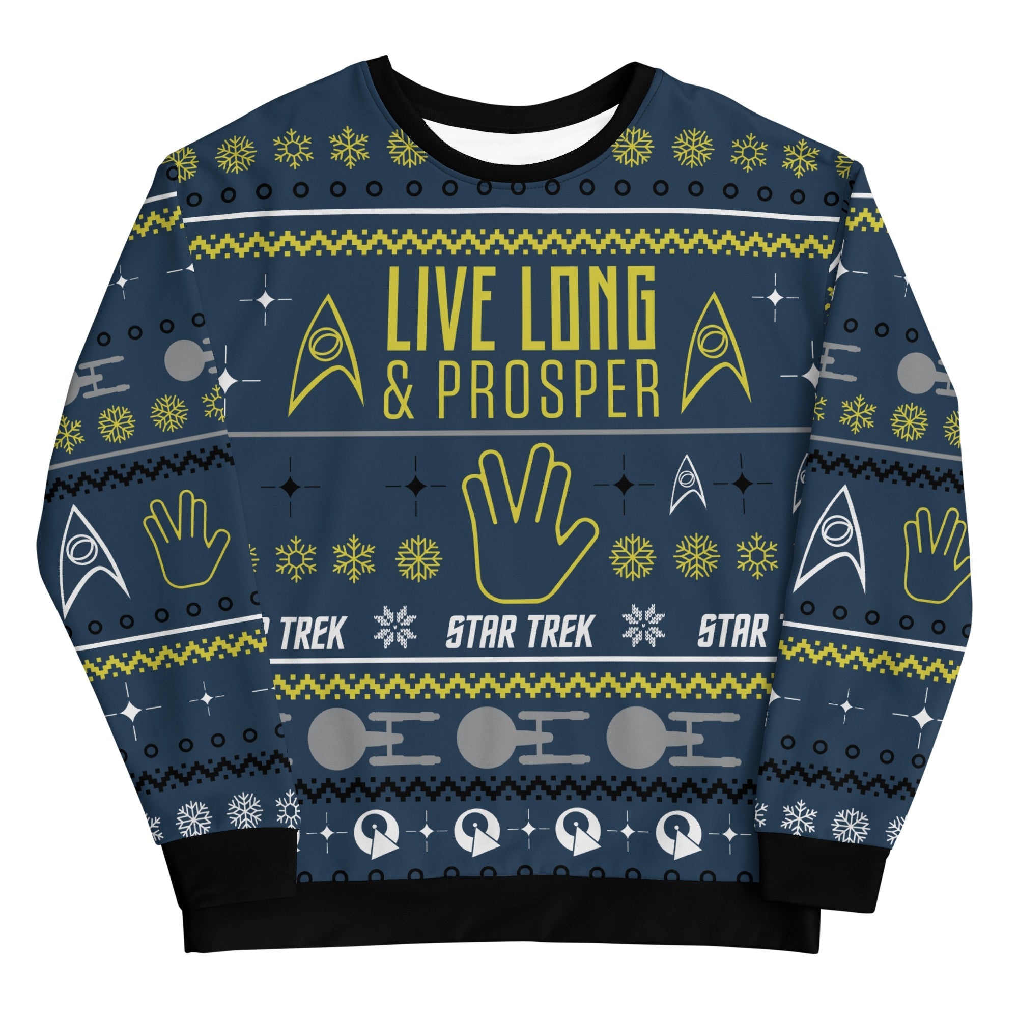 Star Trek Live Long & Prosper Holiday Crewneck Sweatshirt – Paramount Shop