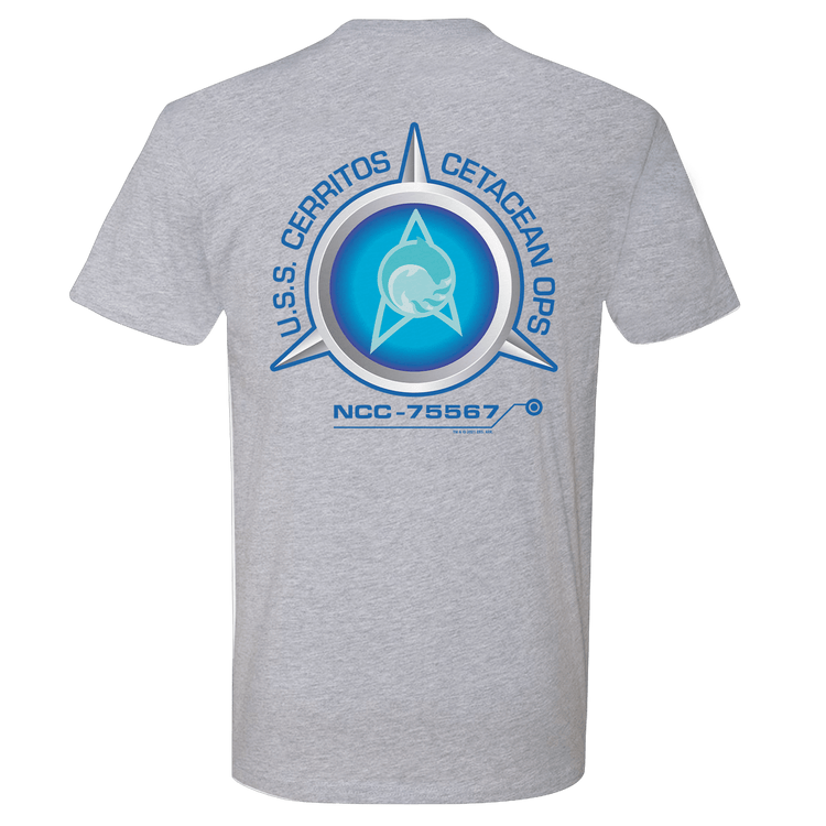 Star Trek: Lower Decks Cetacean Ops Delta Logo Adult Short Sleeve T ...