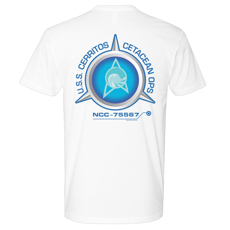Star Trek: Lower Decks Cetacean Ops Delta Logo Adult Short Sleeve T ...