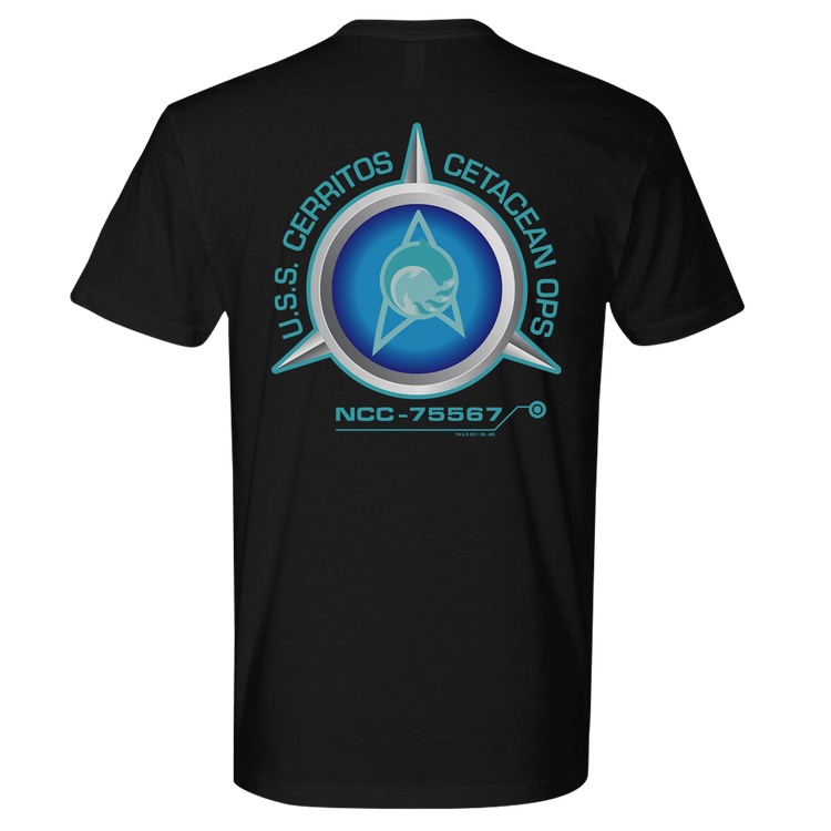 Star Trek: Lower Decks Cetacean Ops Delta Logo Adult Short Sleeve T ...
