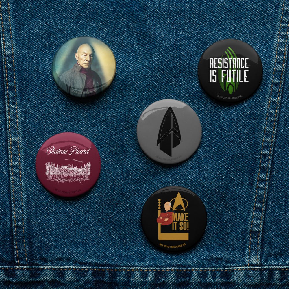 Star Trek: Picard Captain Picard Pin Set – Paramount Shop