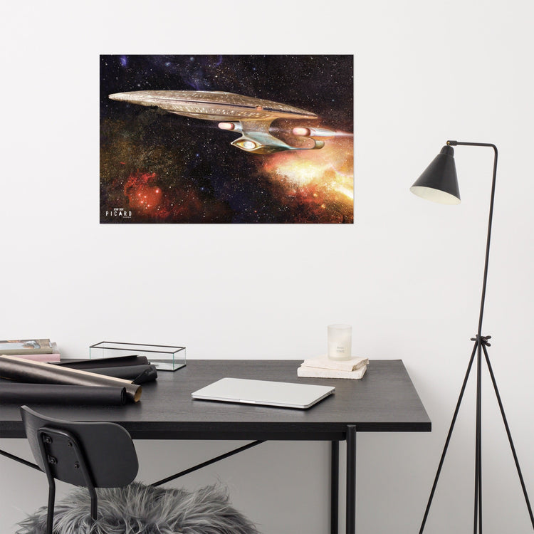 Star Trek: Picard U.S.S. Enterprise 1701-D Ready Room Painting Premium ...