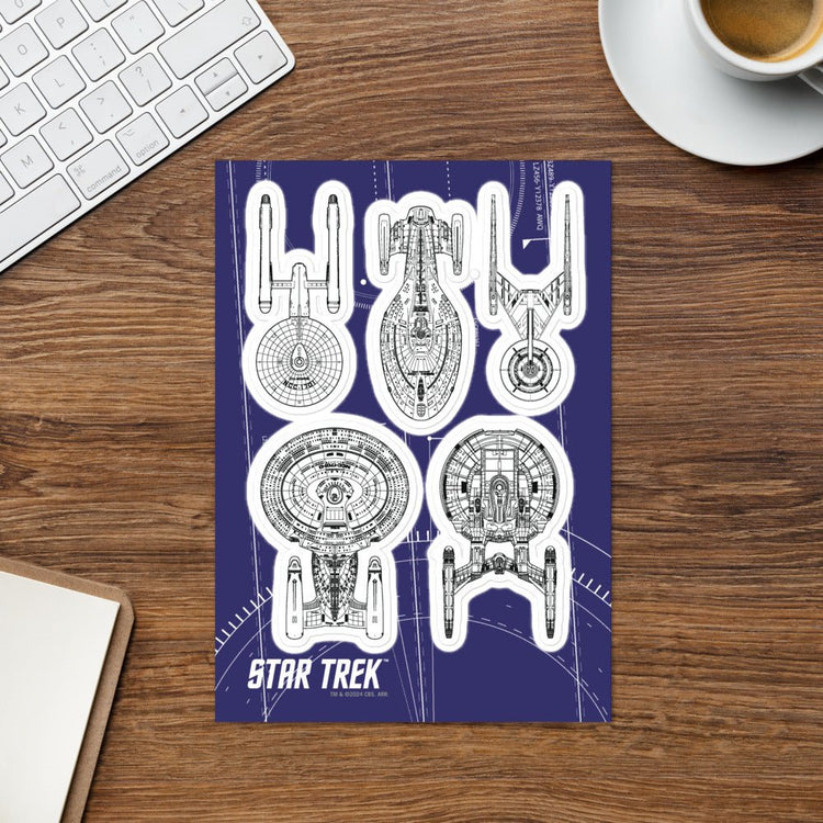 Star Trek Ships Of The Line Sticker Sheet – Paramount Shop