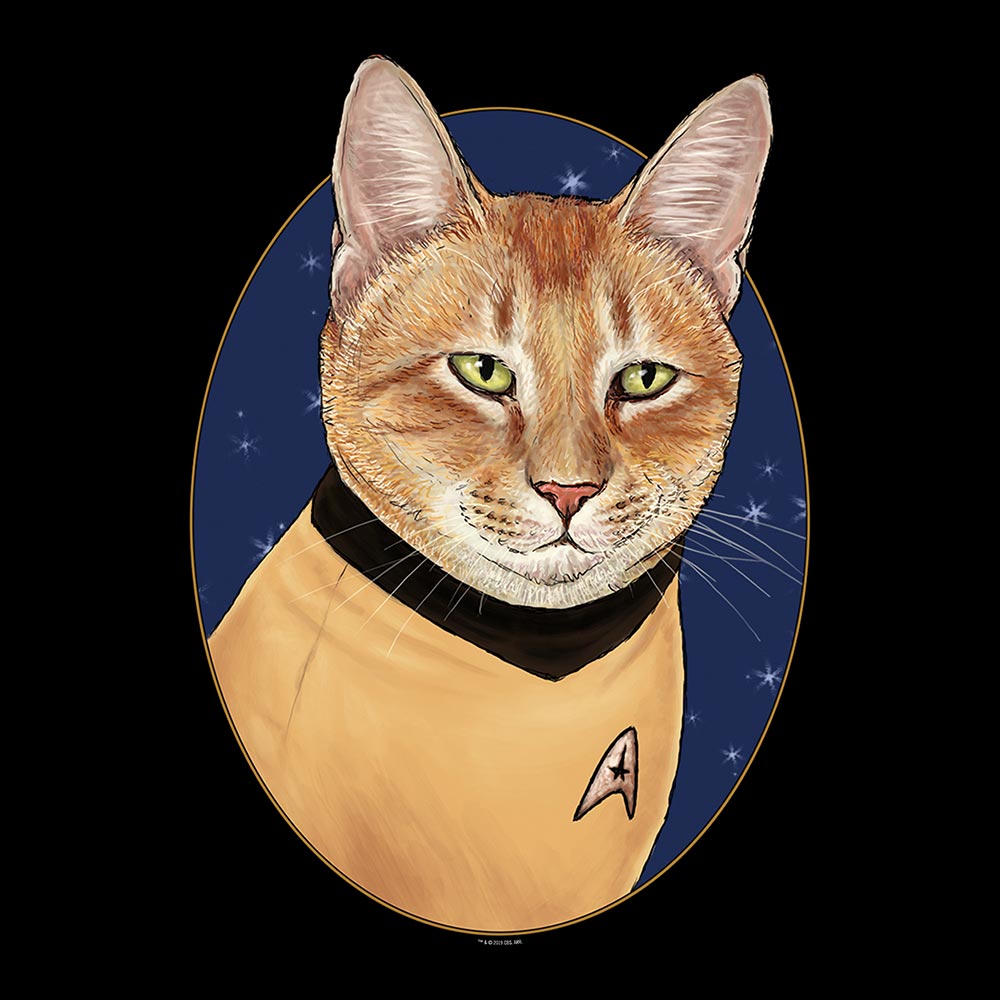 Star Trek: The Original Series Cat Captain Kirk Sherpa Blanket ...