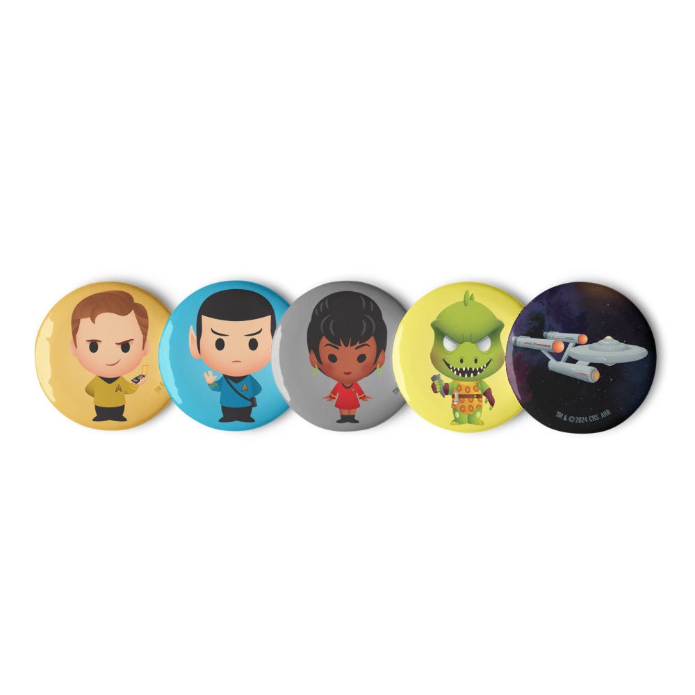 Star Trek: The Original Series Chibi Pin Set – Paramount Shop