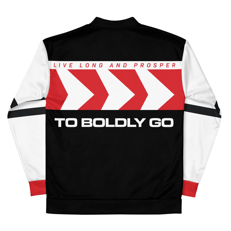 Star Trek: The Original Series To Boldly Go Unisex Bomber Jacket ...