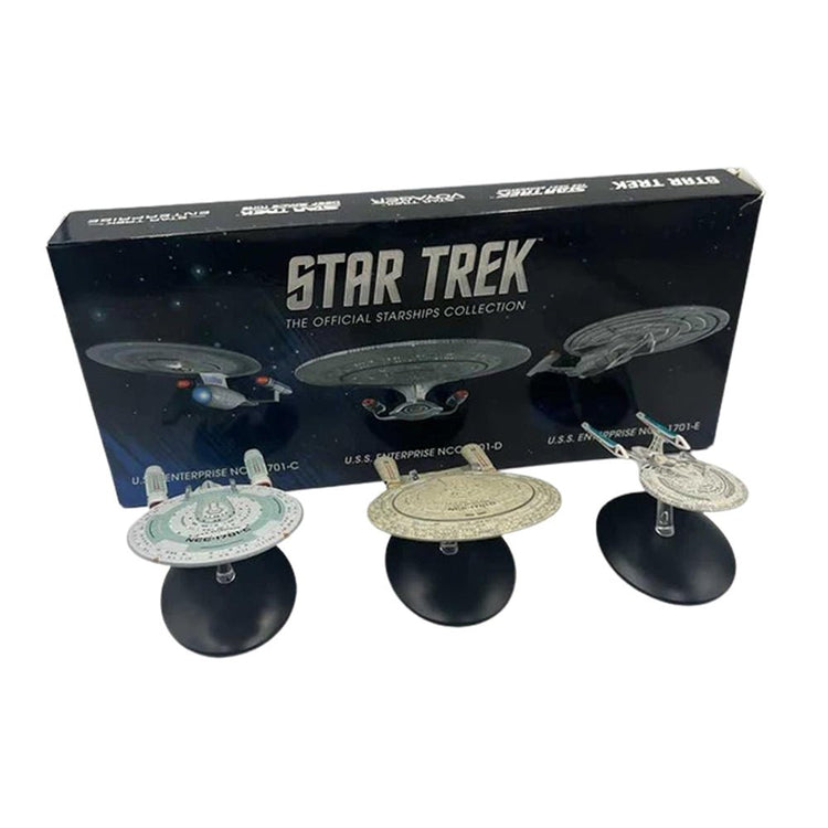 Star Trek: The Original Series USS Enterprise Set of 3 Starship Replic ...