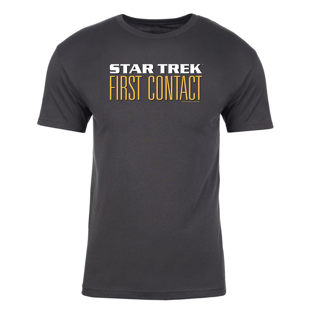 Star Trek VII: Generations First Contact Logo Adult Short Sleeve T ...