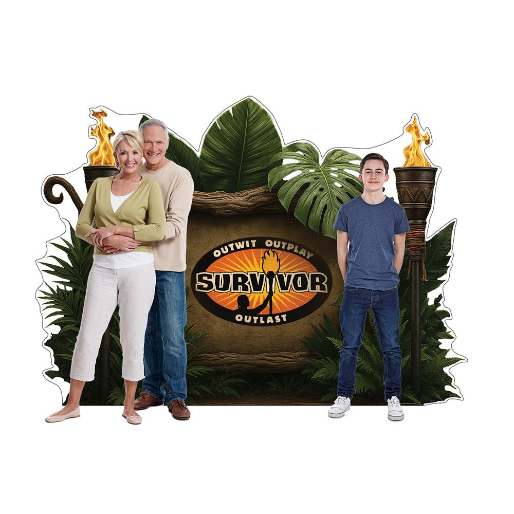 Survivor Backdrop Tiki Torch Cardboard Cutout Standee – Paramount Shop