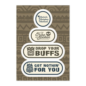 Survivor Castaway Quotes Sticker Sheet – Paramount Shop