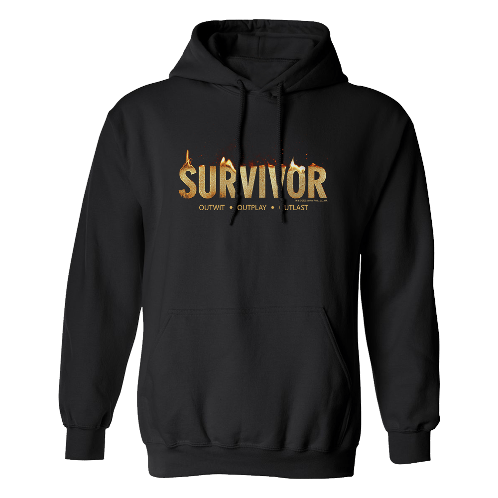 Survivor Flamme Logo Sweatshirt mit Kapuze – Paramount Shop