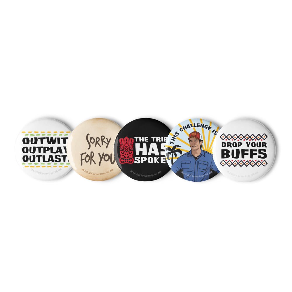SURVIVOR Jeff's Quotes Pin Set – Paramount Shop
